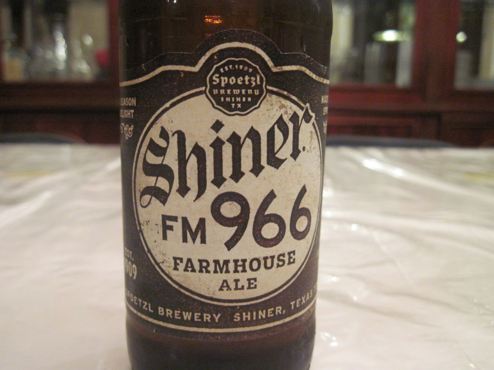Kosher Beers: Sunday Night Suds - Shiner FM 966 Farmhouse Ale